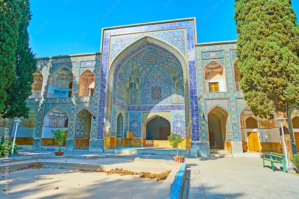 In medieval Madraseh of Isfahan, Iran Stock Photo | Adobe Stock