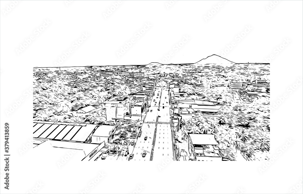 Building view with landmark of Batangas is a province in the ...