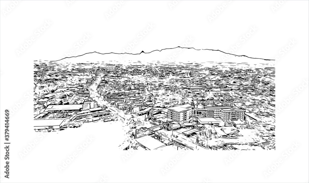 Building view with landmark of Batangas is a province in the ...