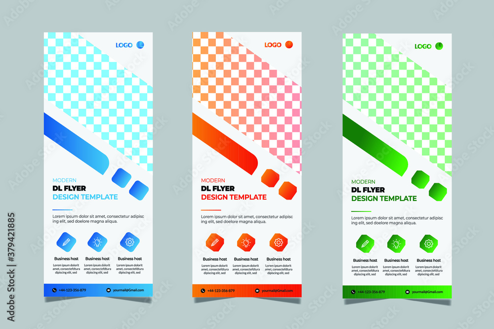 DL Flyer Template | Modern Corporate DL Flyer Design Stock Vector ...