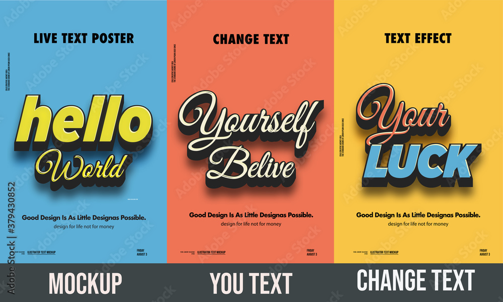 Comic Poster Text Effect / Full Editable Stock Vector | Adobe Stock