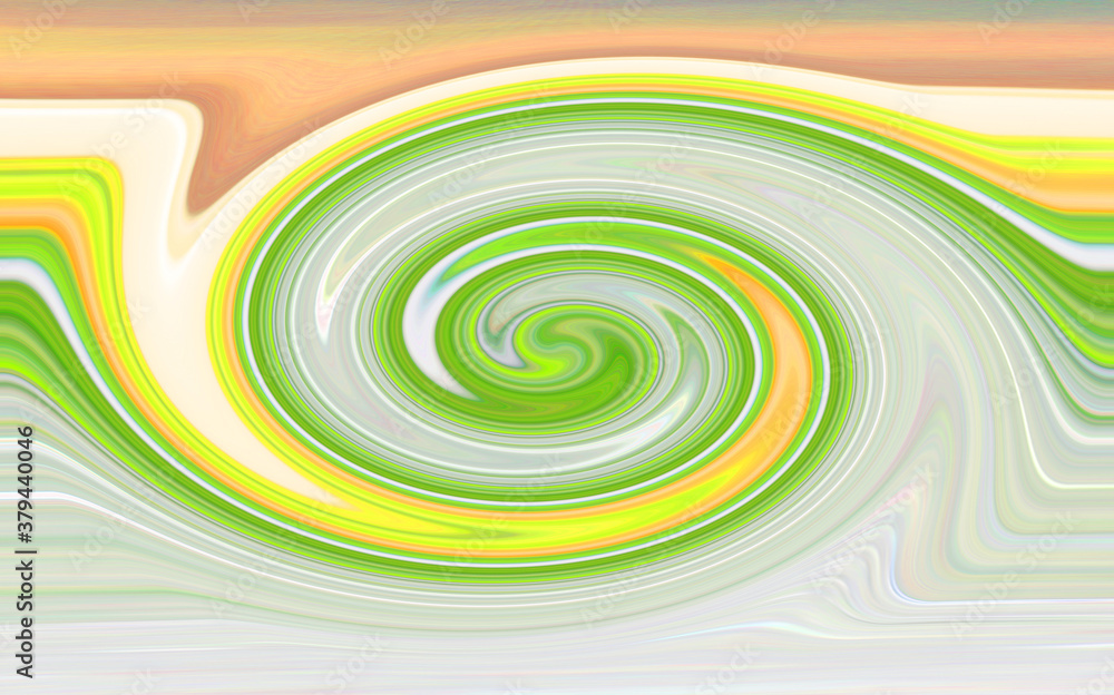 Background pink and green. Sea wave illustration. Beautiful texture in ...