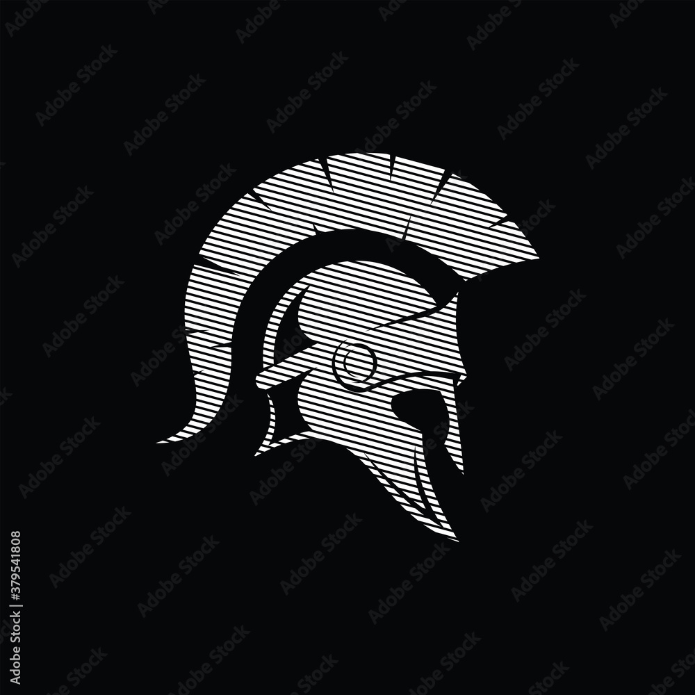 spartan logo designs vector concept illustration Stock Vector | Adobe Stock