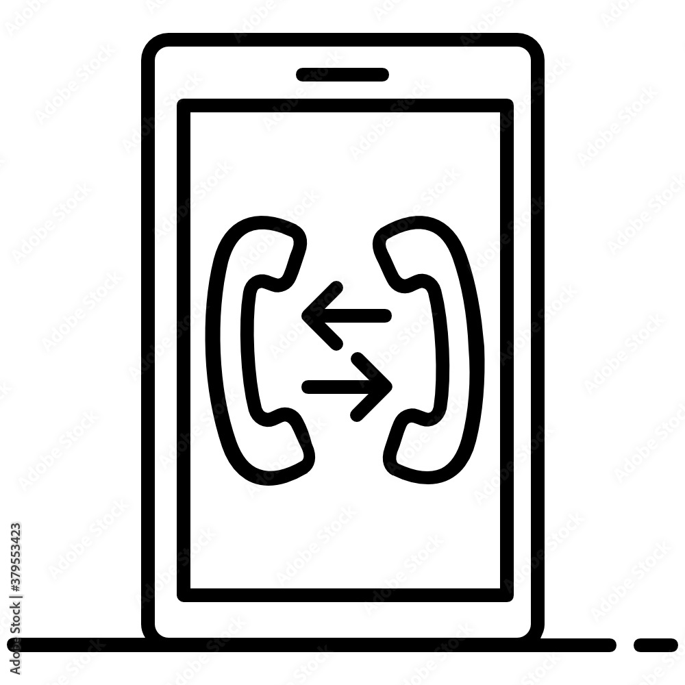 Call diversion vector, conceptual icon of call deflation Stock Vector ...