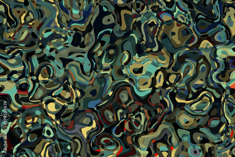 Camo Landing Page Design.Flow Line Texture. Color Digital Background ...