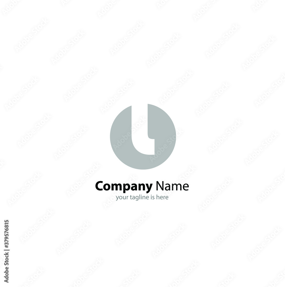 simple elegant logo of letter l with white background Stock Vector ...