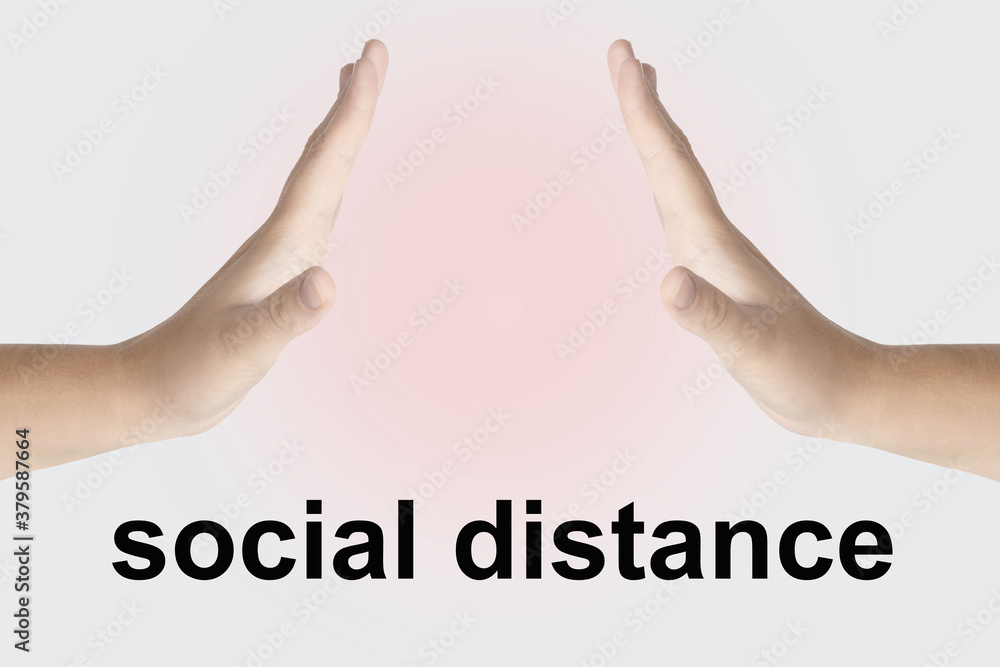 Social distance during a pandemic with the spread of a viral infection ...