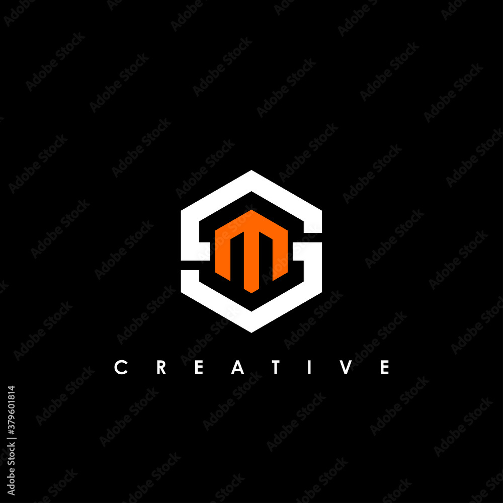 Letter SM logo icon design template elements Stock Vector | Adobe Stock