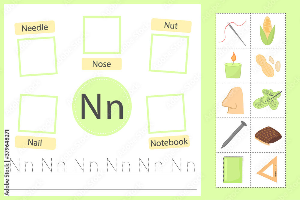 Alphabet tracing worksheet for preschool and kindergarten. Writing ...