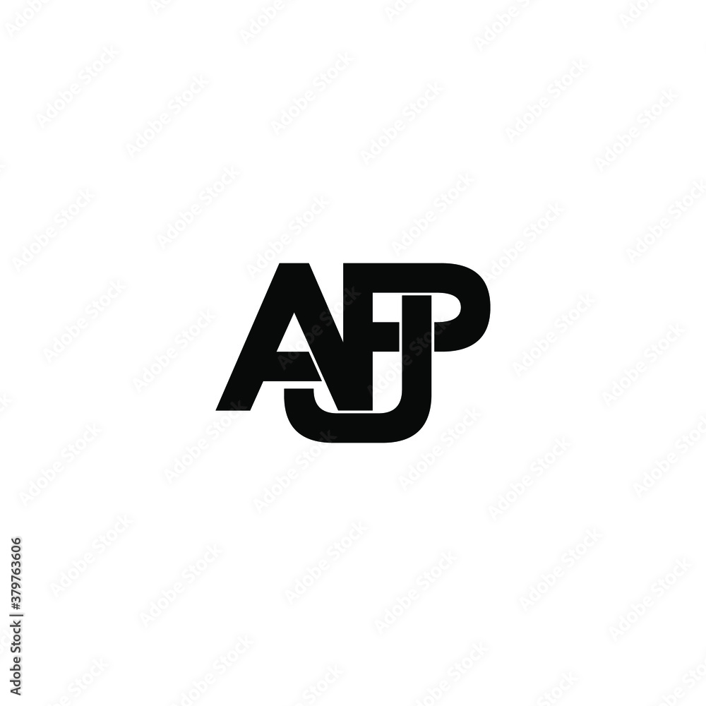 apj letter original monogram logo design Stock Vector | Adobe Stock