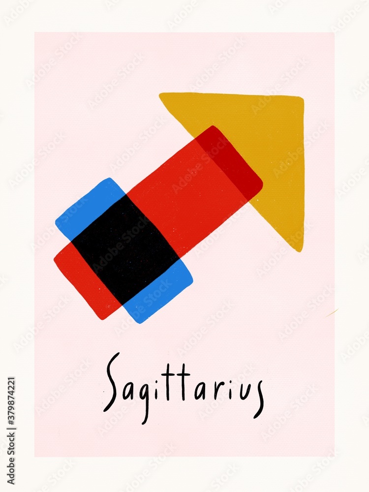 Abstract Sagittarius Wallpaper