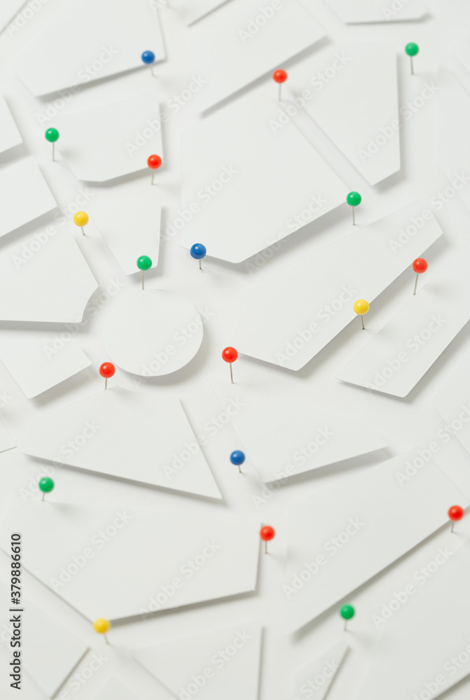 City paper map Stock Photo | Adobe Stock