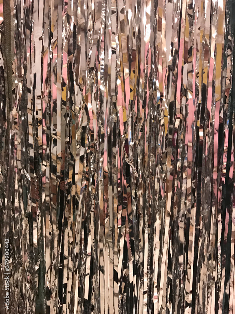 Silver streamer Stock Photo | Adobe Stock