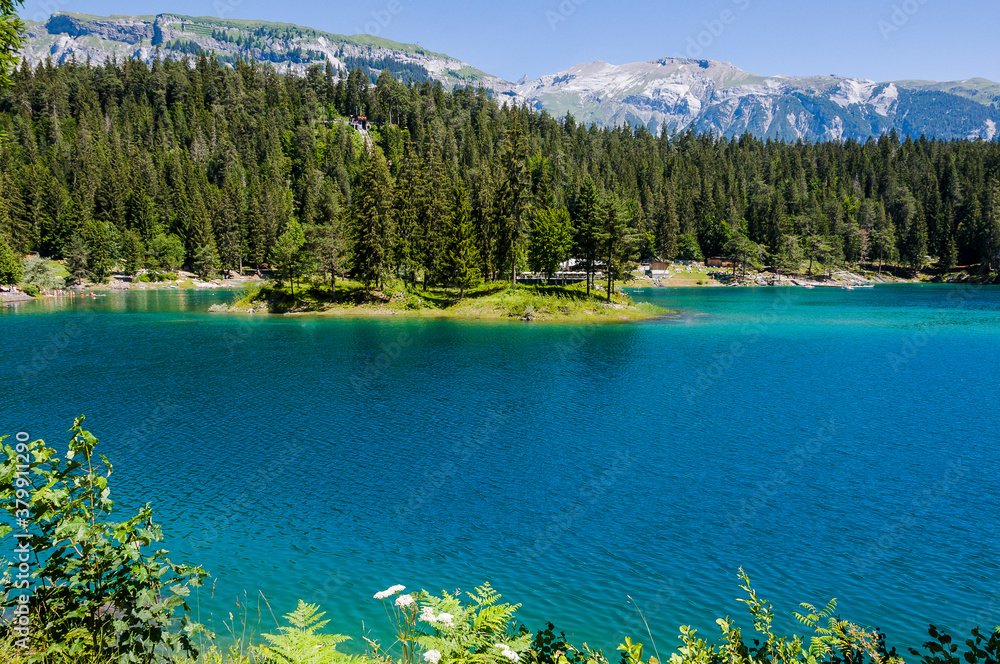 Foto de Caumasee, Lag la Cauma, Lai da Cauma, Bergsee, Badesee, Flims ...