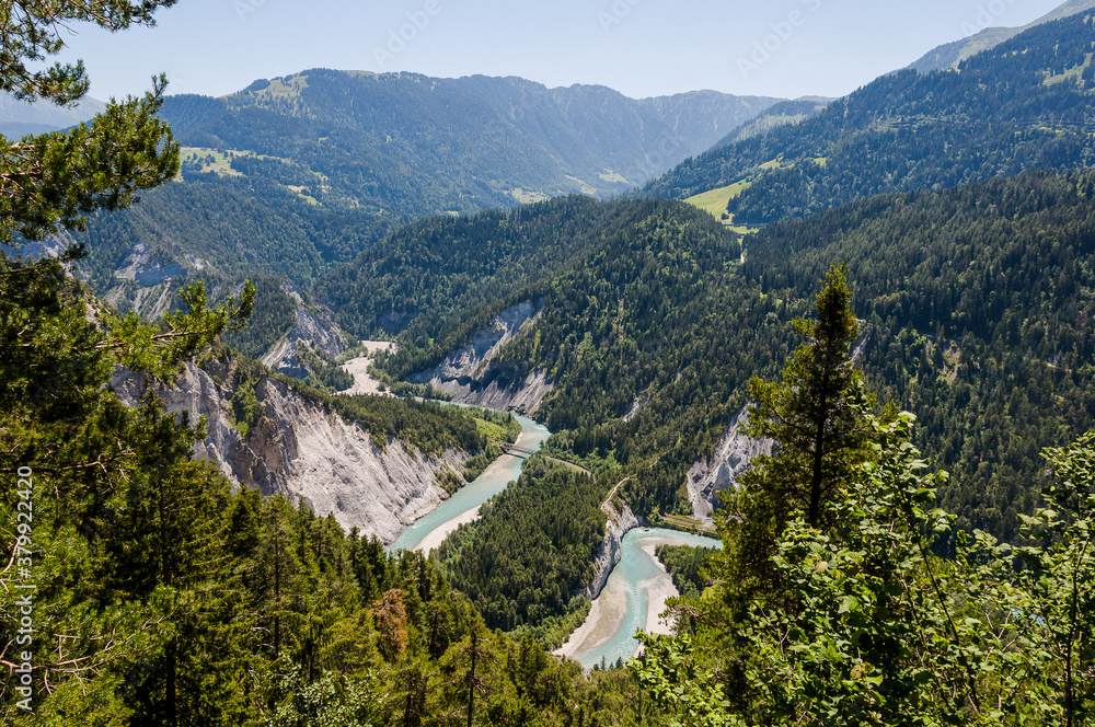 Rheinschlucht, Rhein, Ruinaulta, Fluss, Schlucht, Films, Bergsturz ...