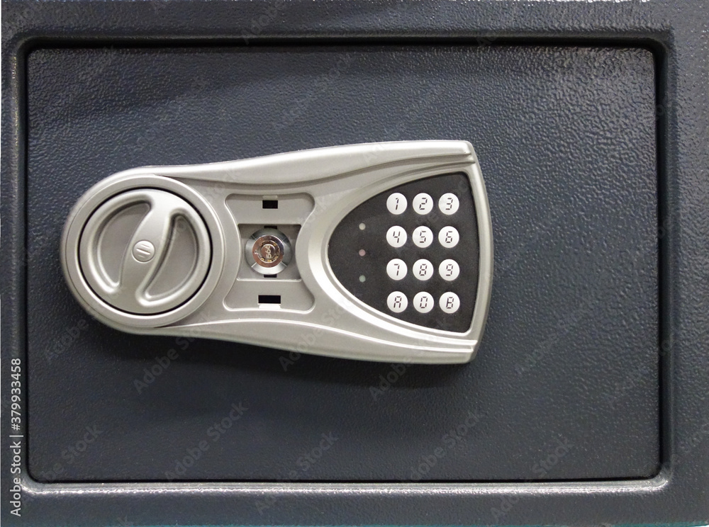 cast iron safe with electronic push-button lock, information and ...