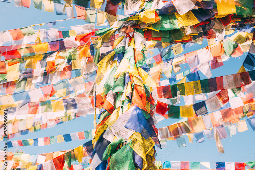 Tibetan Prayer Flags Stock Photo | Adobe Stock