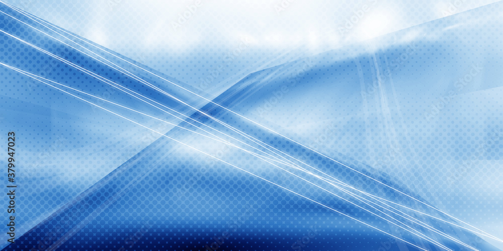 Blurred Lights on blue gradient abstract background high light in ...