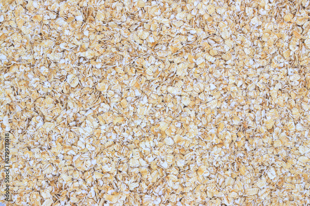 Dry porridge flat lay. Oat cereal photo texture. Wholegrain food ...