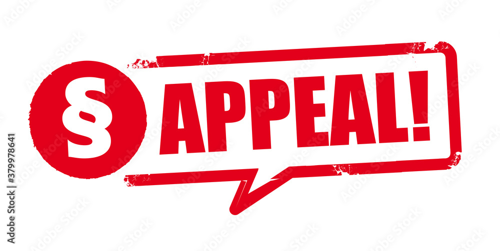 APPEAL - red rubber stamp vector illustration Stock Vector | Adobe Stock