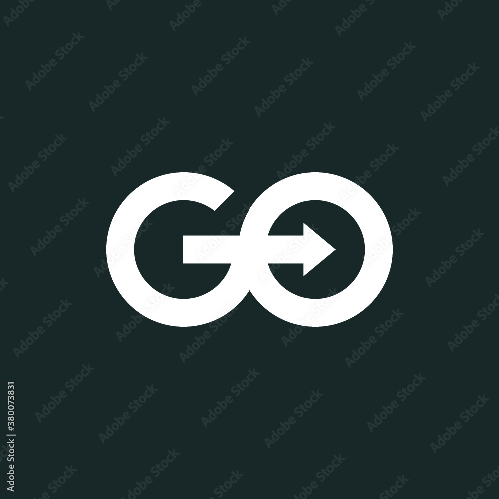 G logo initial GO logo vector illustration Stock Vector | Adobe Stock