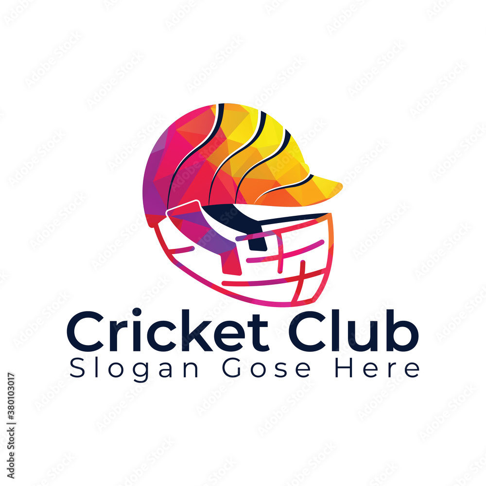 Cricket Team vector logo design. Cricket vector with elements of bat ...