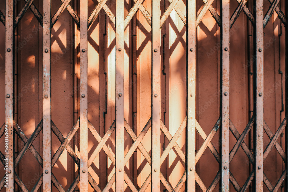 Sliding Metal Door Texture