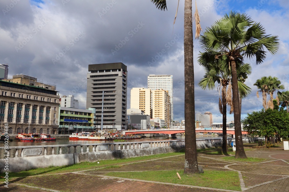 Manila city view Stock Photo | Adobe Stock