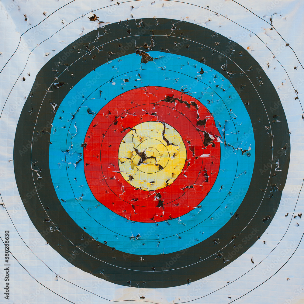 Used target. Stock Photo | Adobe Stock