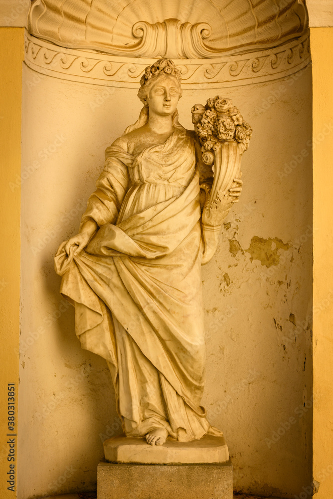 Statue of the goddess of fertility and abundance. Stock Photo | Adobe Stock