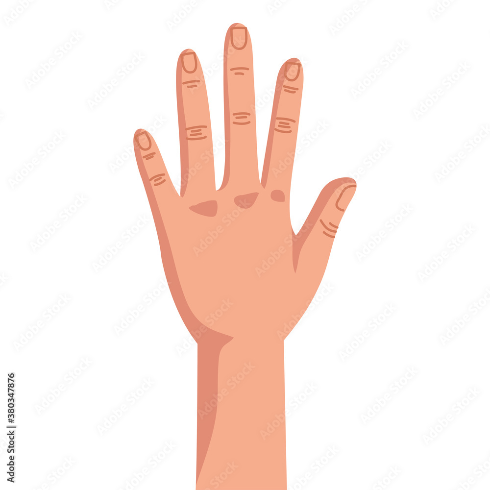 high five hand design of People arm finger person learn communication ...