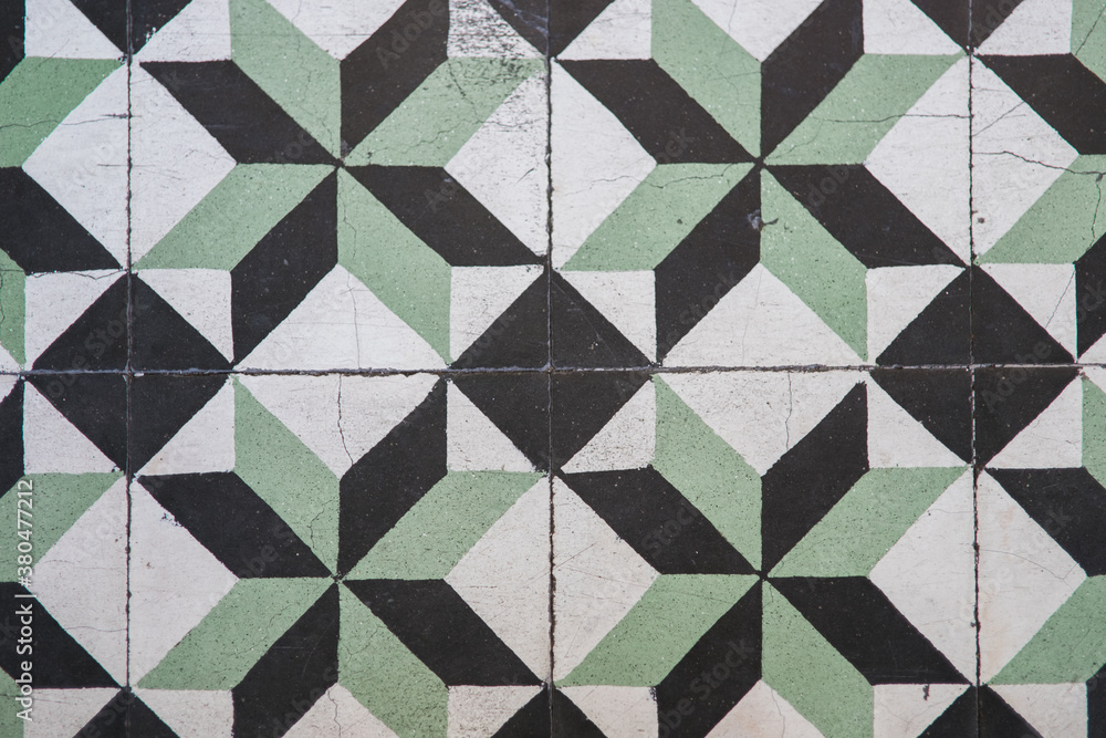 Antique floor tiles at a monastery Stock Photo | Adobe Stock