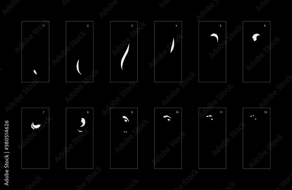 Smoke effect. smoke animation sprite sheet. classic smoke effect ...