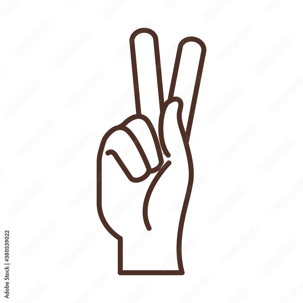 Peace And Love Hand Sign