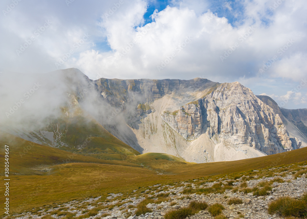 Monte Vettore (Italy) - The landscape summit of Mount Vettore, one of ...