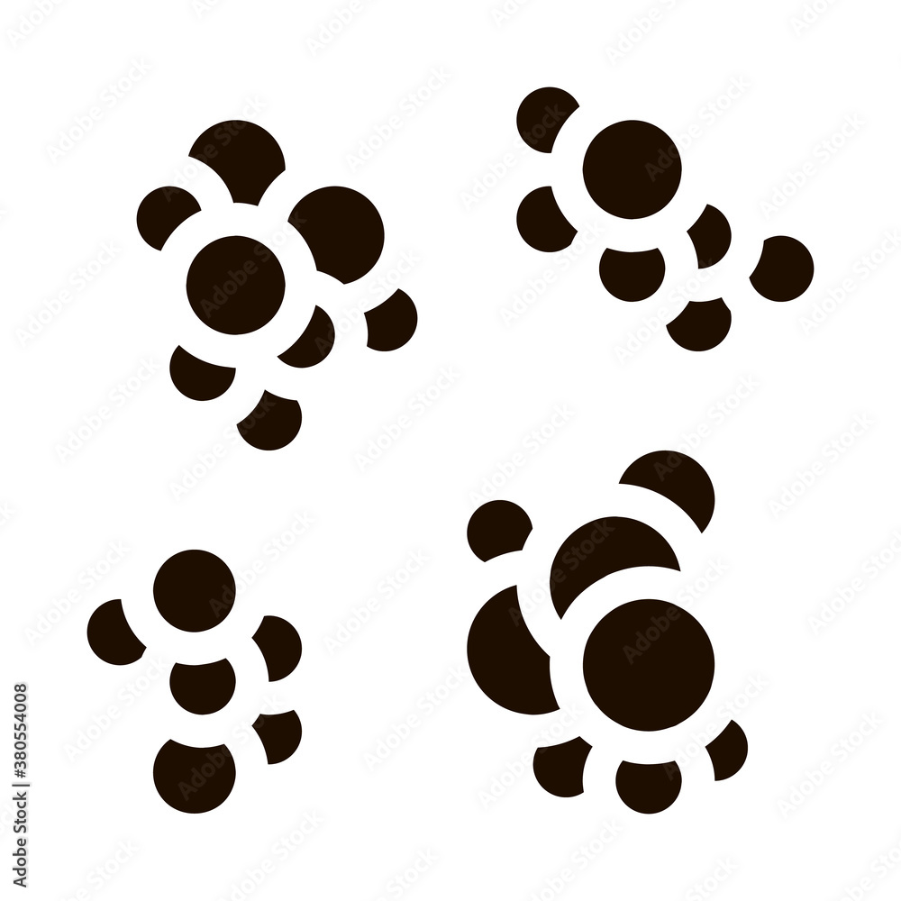 Pathogen Bacterium Vector Sign Icon. Microbiology Disease Bacterium ...