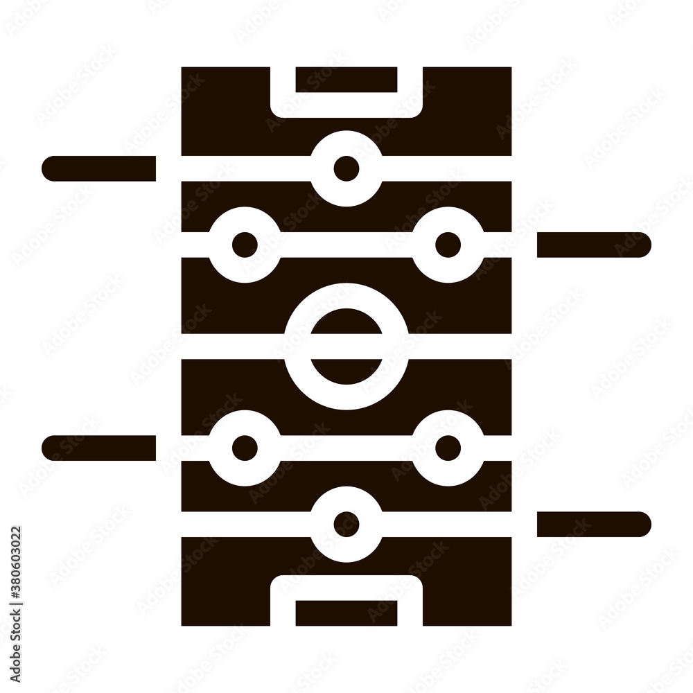Interactive Kids Table Football Vector Sign Icon . Football Foosball ...