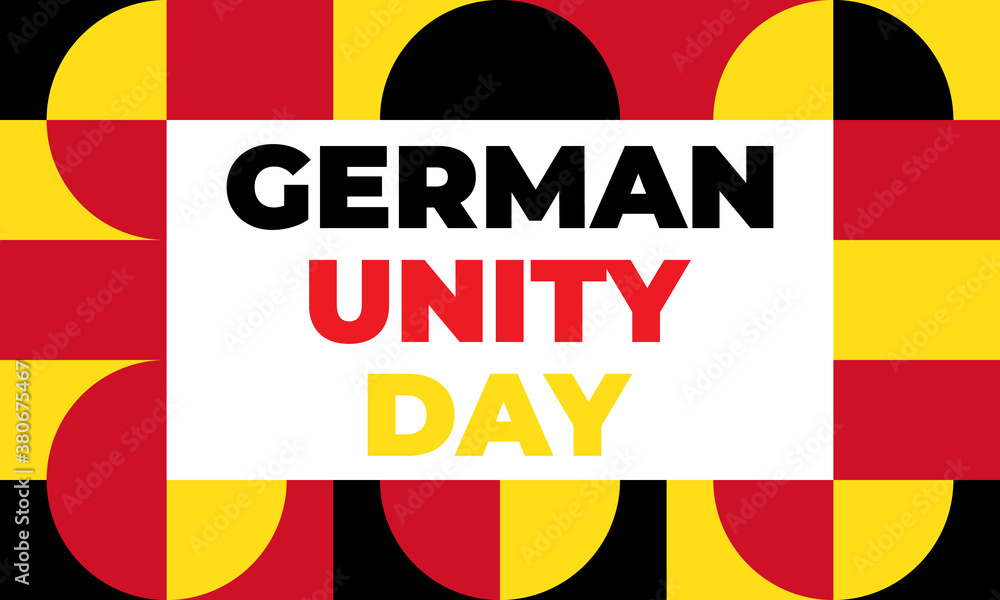 German Unity Day ( Translation: Tag der Deutschen Einheit) is annually ...