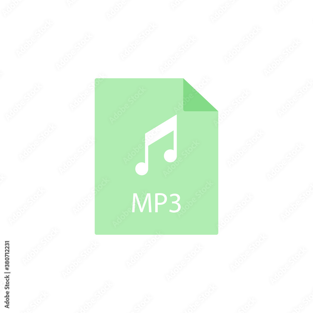 mp3 file line icon. Signs and symbols can be used for web, logo, mobile ...