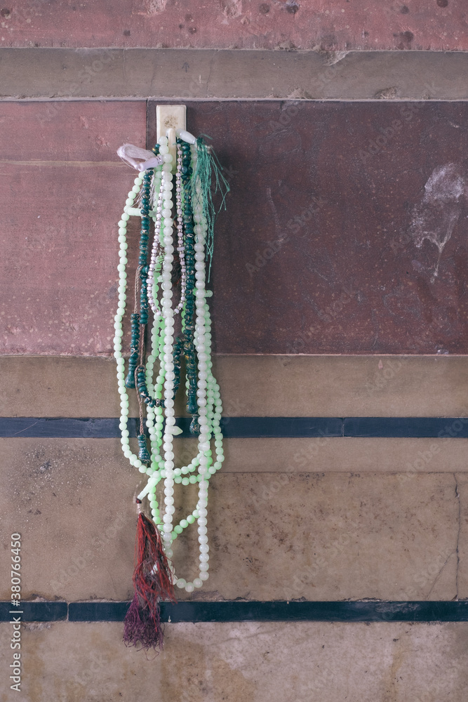 Muslim Prayer Beads at a Mosque Stock Photo | Adobe Stock