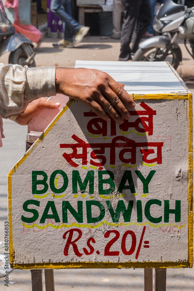 Indian Street Food Cart Stock Photo | Adobe Stock