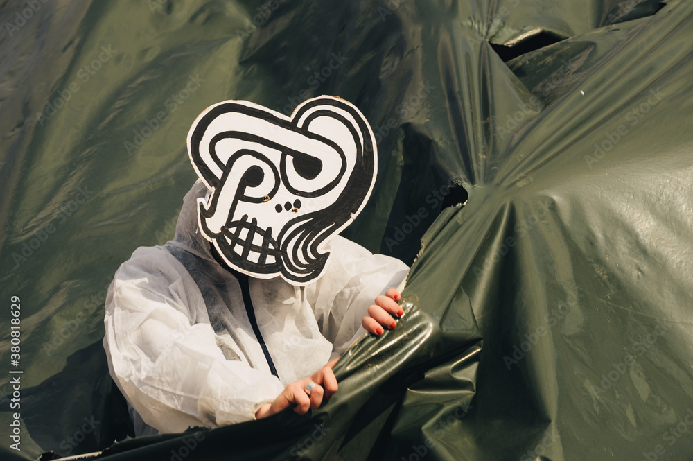 Mask Monster Woman Appearance Stock Photo | Adobe Stock