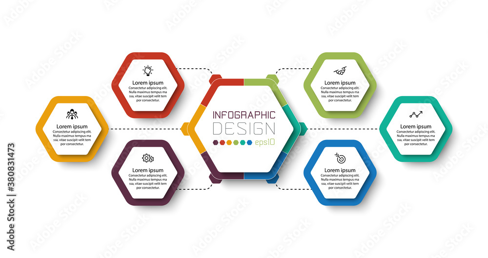 The hexagonal design is described as a diagram. and the performance of ...