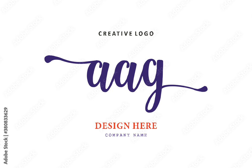 pharmacy AAG letter logo is simple, easy to understand and ...