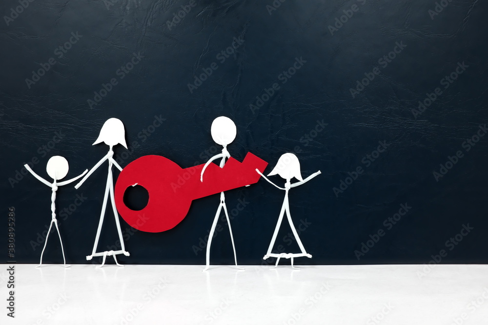 Big Family Stick Figure