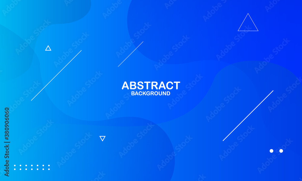 Liquid color background design. Blue elements with fluid gradient ...