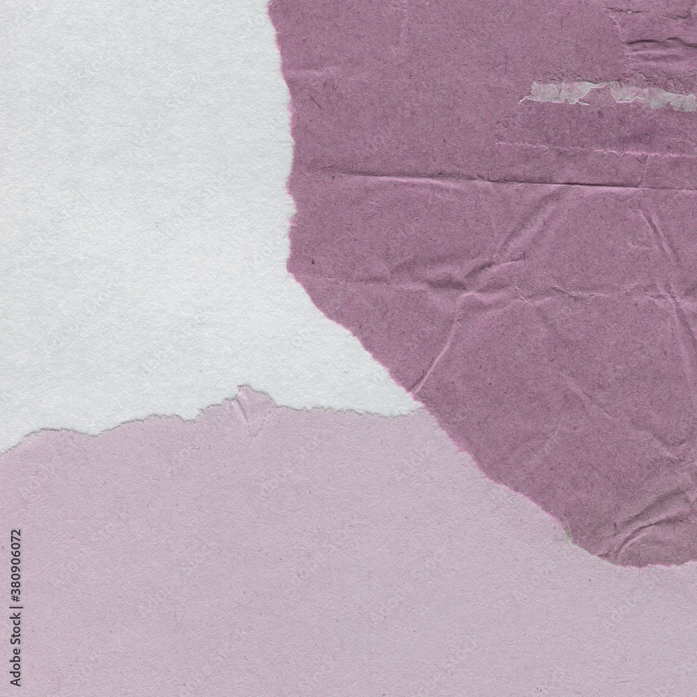 Colorful torn paper collage close-up. Texture made from various paper ...