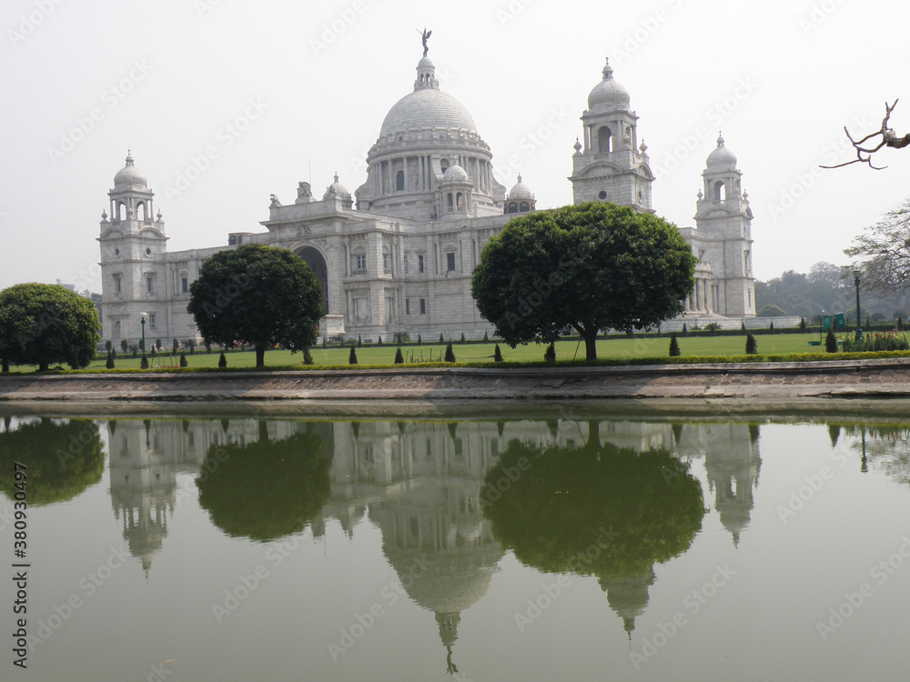 Victoria Memorial in Kolkata, which a famous landmark for the city of ...