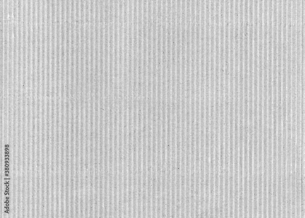 White Corrugated Cardboard Texture