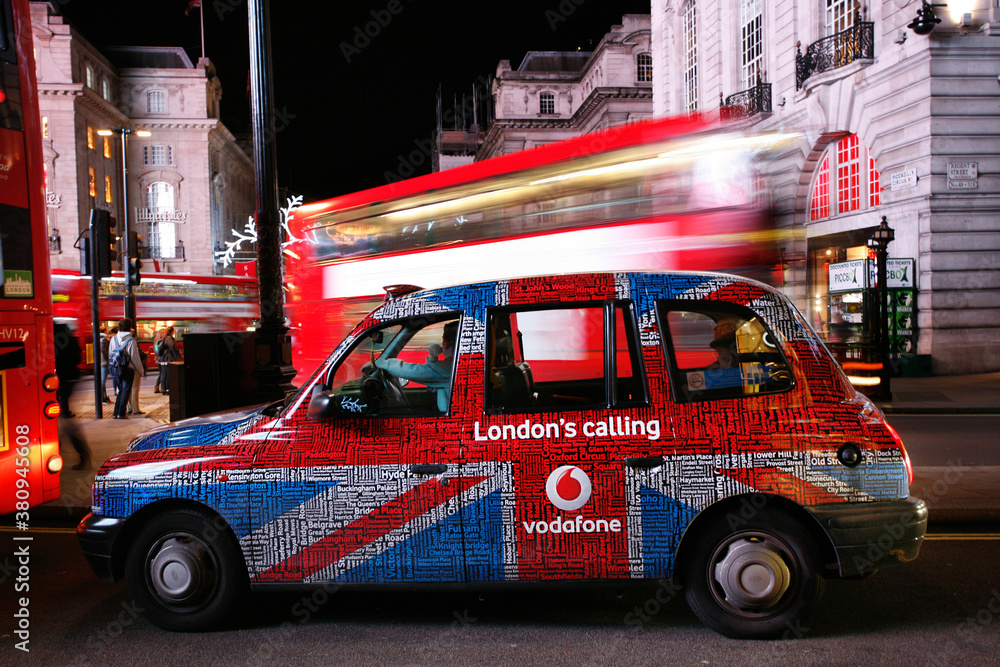 Hackney Carriage, London Taxi Stock Photo | Adobe Stock